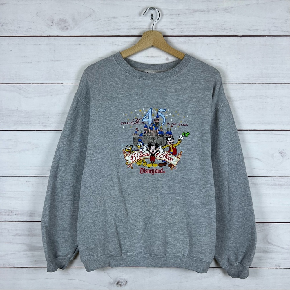 Vintage Disney 45 Years Anniversary Embroidered Pullo… - Gem